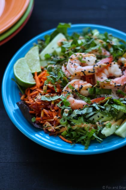 Deconstructed Spring Roll Salad - Fox and Briar