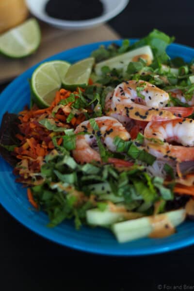 Deconstructed Spring Roll Salad - Fox and Briar