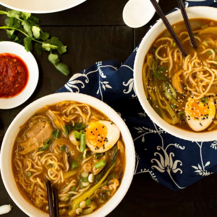 Easy Chicken Ramen - Fox and Briar