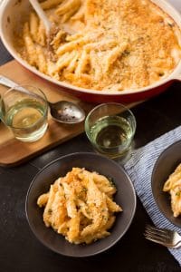 Four Cheese Truffle Mac and Cheese - Fox and Briar