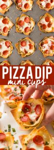 Mini Pizza Dip Cups - Fox and Briar