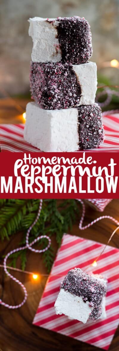 Homemade Peppermint Marshmallows - Fox and Briar
