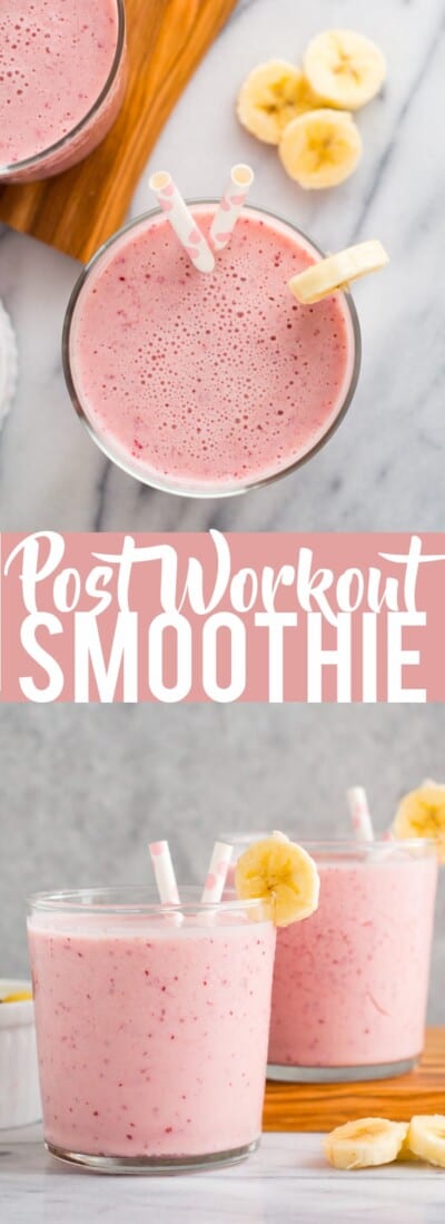 Post Workout Smoothie - Fox and Briar