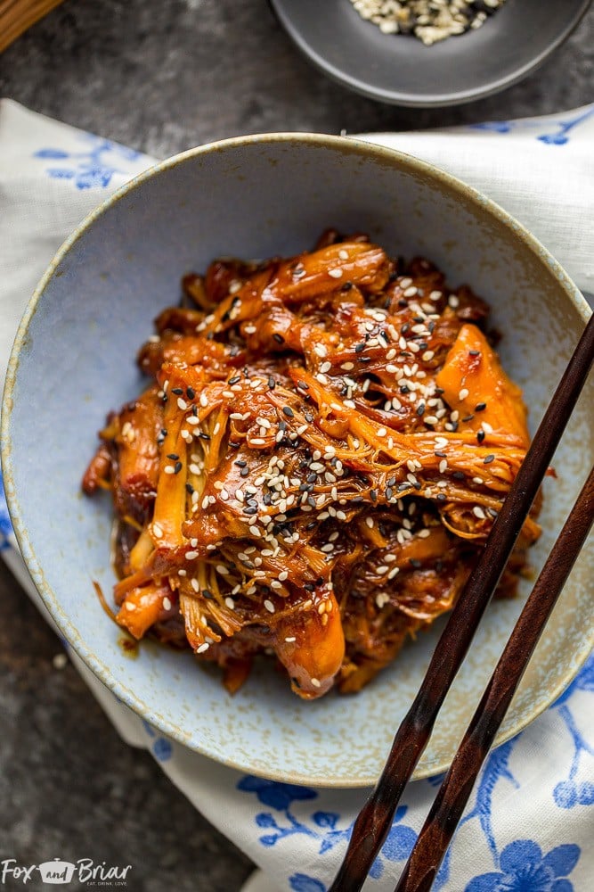 Instant Pot Honey Sesame Chicken - Fox and Briar