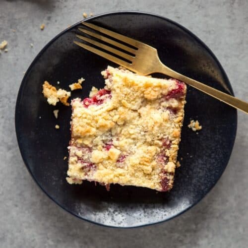 Leftover Cranberry Sauce Crumble Bars - Fox and Briar