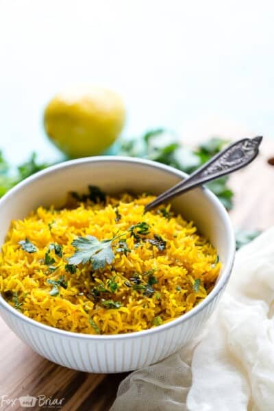 Turmeric Rice Recipe - Fox and Briar