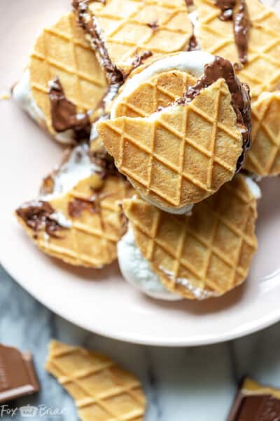 Salted Caramel S'mores In The Oven - Fox and Briar