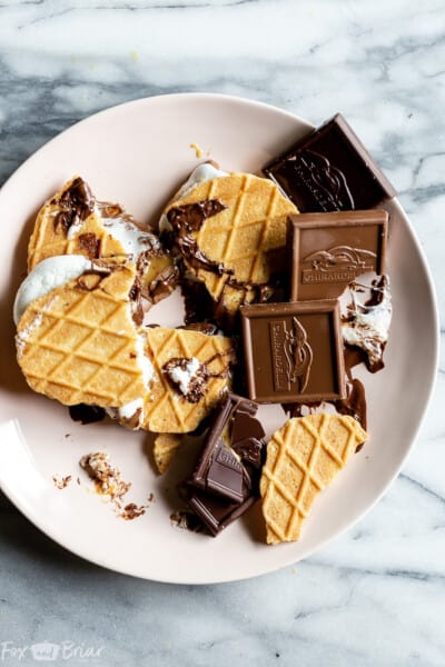 Salted Caramel S'mores In The Oven - Fox and Briar