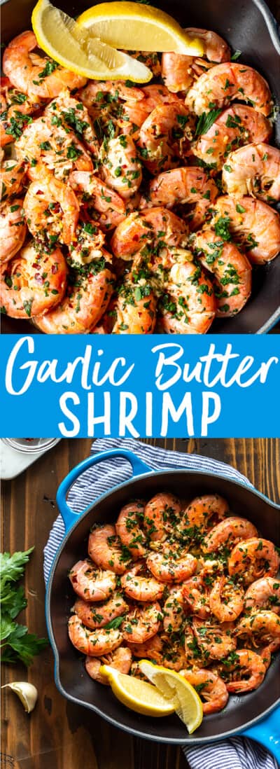 Easy Garlic Butter Shrimp - Fox and Briar