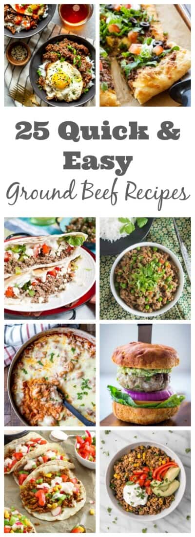 25 Quick & Easy Ground Beef Recipes - Fox and Briar
