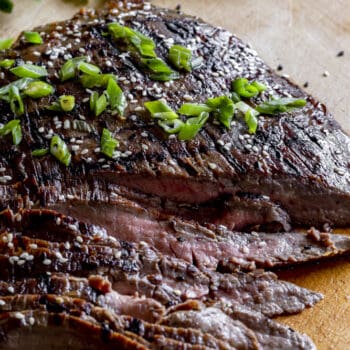 Asian Grilled Flank Steak Recipe - Fox and Briar