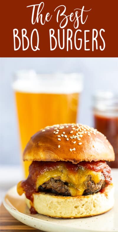 Grilled BBQ Burger Recipe - Fox and Briar