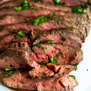 Marinated Grilled Flank Steak - Fox and Briar