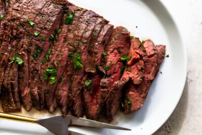 Marinated Grilled Flank Steak - Fox and Briar