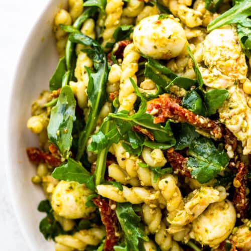 Chicken Pesto Pasta Salad Fox And Briar