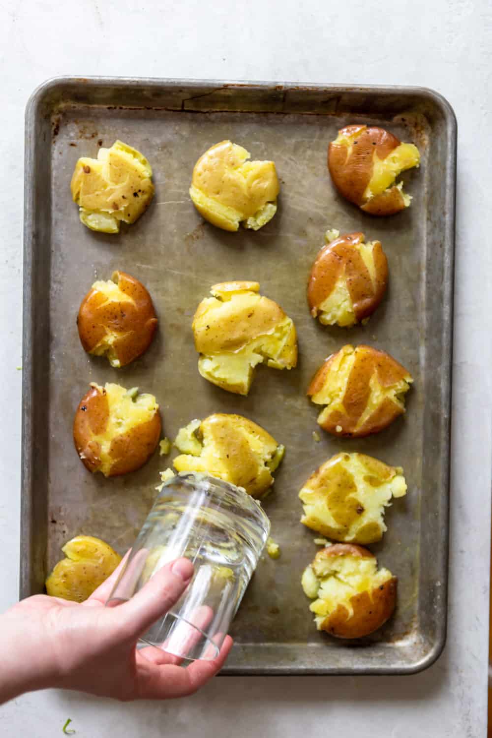 Crispy Smashed Potatoes - Fox and Briar