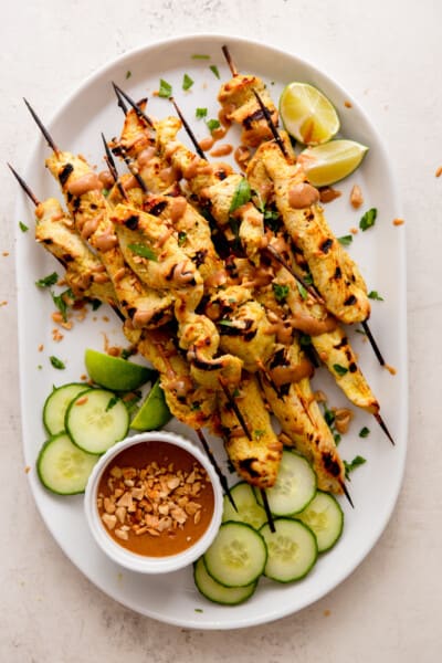 Easy Chicken Satay - Fox and Briar
