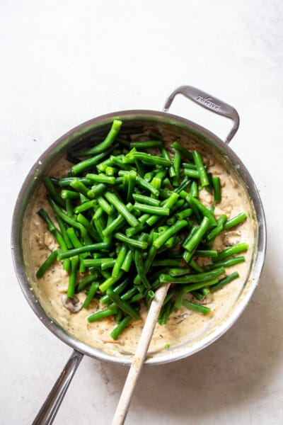 Fresh Green Bean Casserole - Fox and Briar
