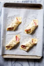 Ham and Cheese Puff Pastry Bundles - Fox and Briar