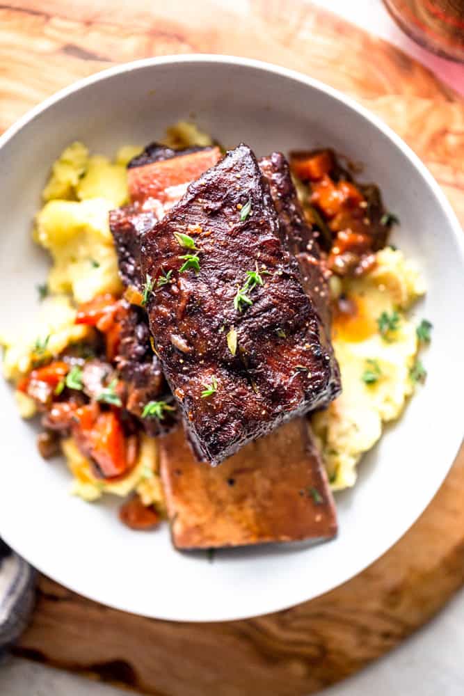 Red Wine Braised Short Ribs - Fox and Briar