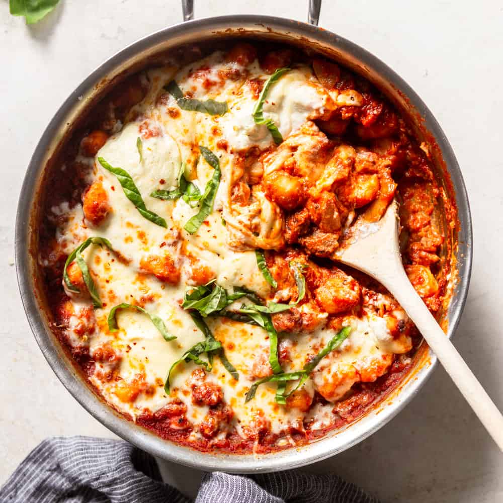 One Pot Gnocchi with Sausage - Fox and Briar