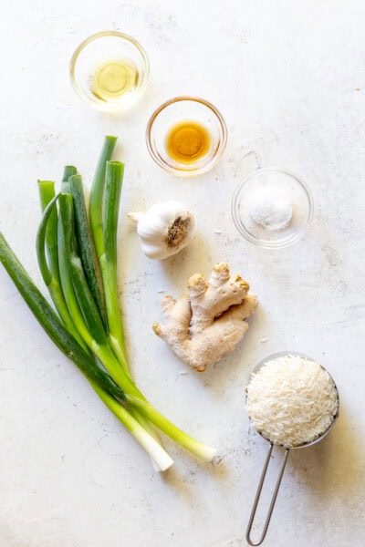 Ginger Scallion Rice - Fox and Briar