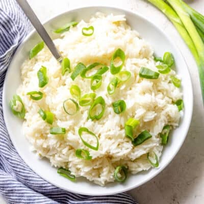 Ginger Scallion Rice - Fox and Briar